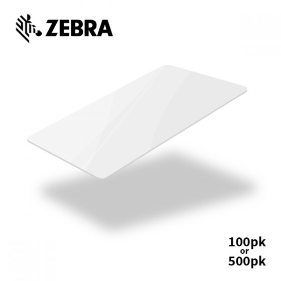Zebra Premier White Cards • Plastic Card Solutions