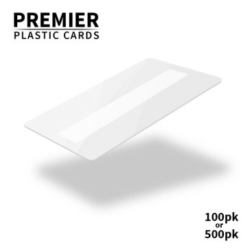 Premier White Plastic Cards with Signature Panel • Plastic Card Solutions